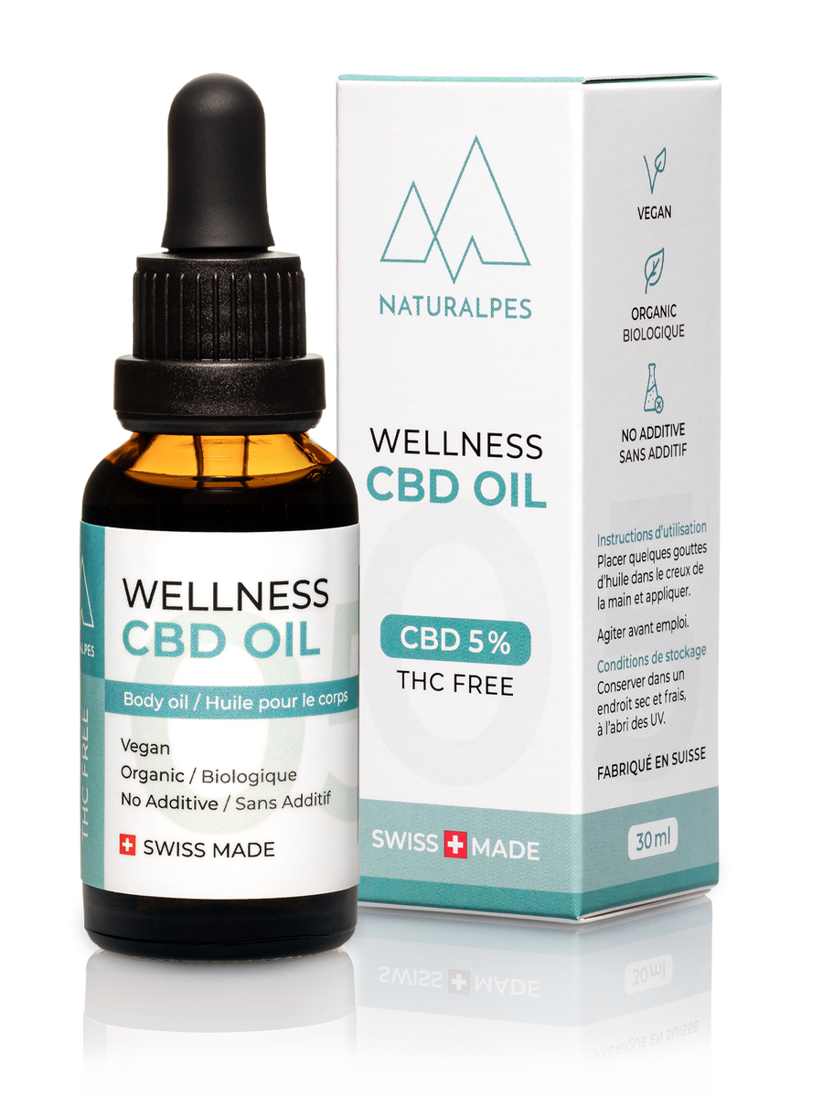 CBD Wellness Oil 5% – Swiss Premium Pollen